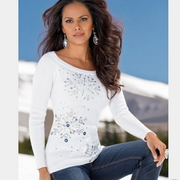 Boston Proper | Sweaters | Boston Proper Winter Sky Boat Neck Sweater ...